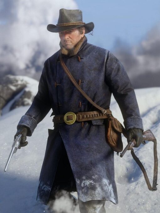 Red Dead Redemption 2 Arthur Morgan Blue Coat – Mk Jackets